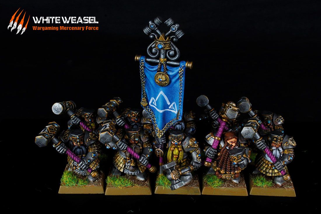 Warhammer Fantasy Dwarf Army - White Weasel Studio