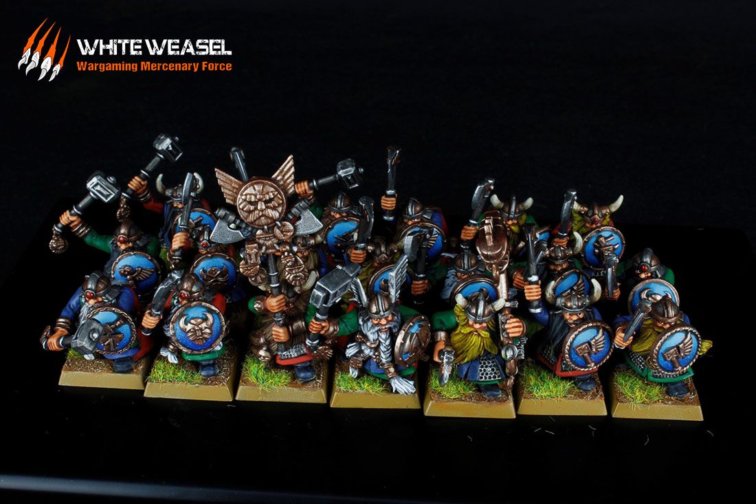 Warhammer Fantasy Dwarf Army - White Weasel Studio
