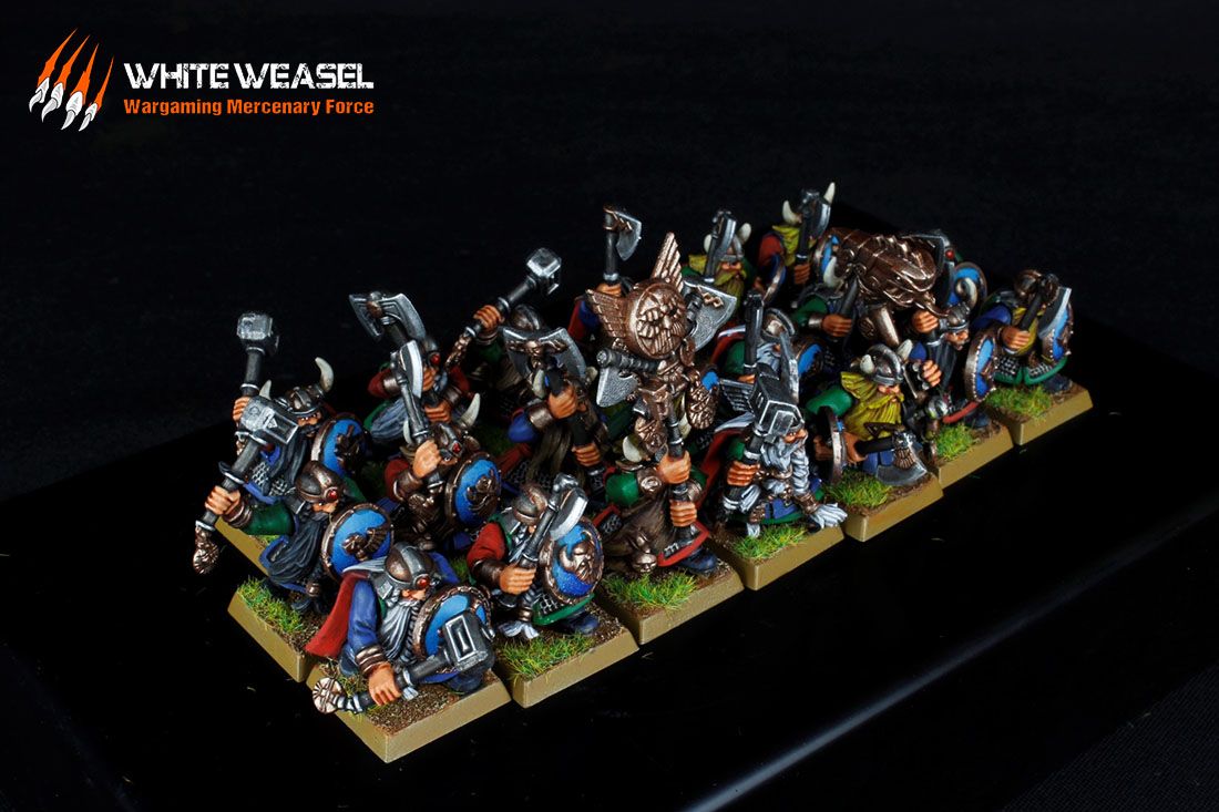 Warhammer Fantasy Dwarf Army - White Weasel Studio