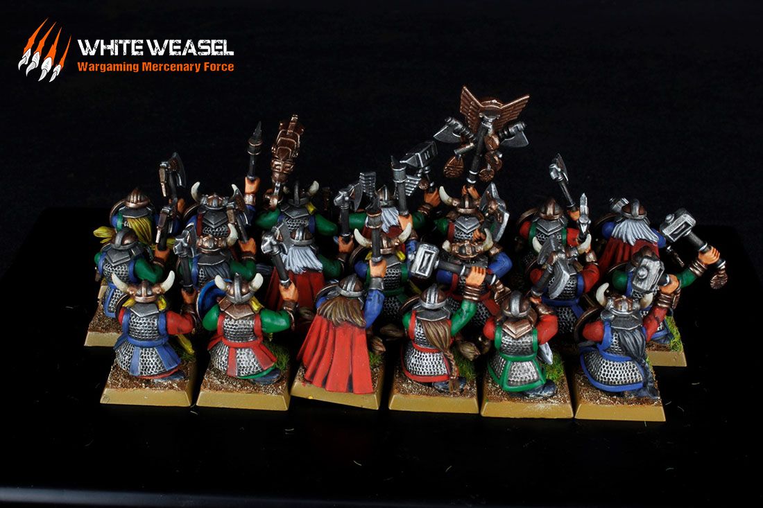 Warhammer Fantasy Dwarf Army - White Weasel Studio
