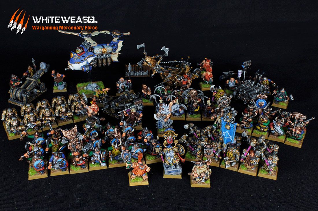 Warhammer Fantasy Dwarf Army - White Weasel Studio