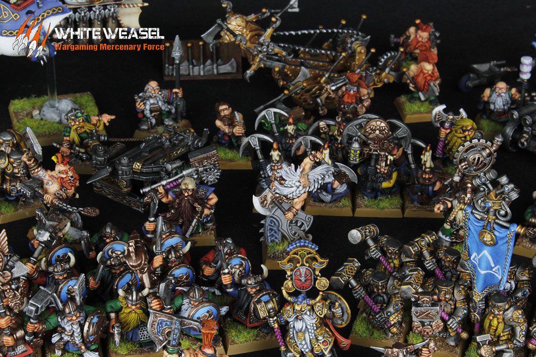 Warhammer Fantasy Dwarf Army - White Weasel Studio