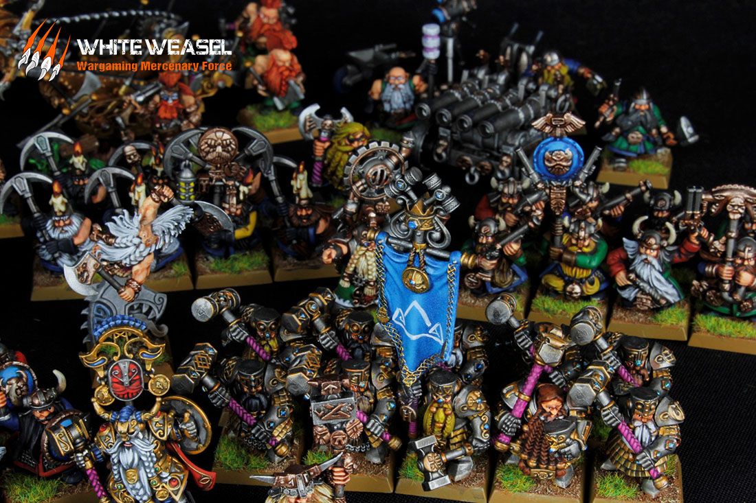 Warhammer Fantasy Dwarf Army - White Weasel Studio