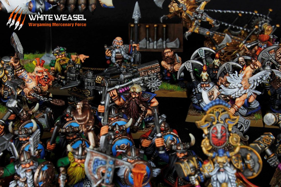 Warhammer Fantasy Dwarf Army - White Weasel Studio