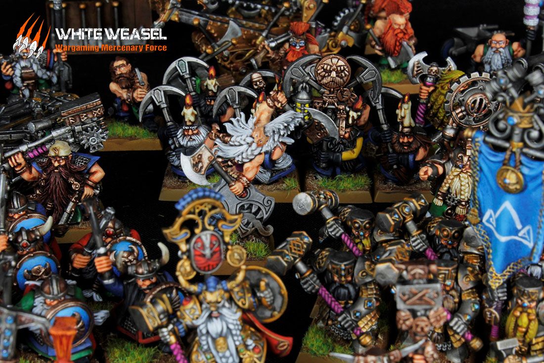 Warhammer Fantasy Dwarf Army - White Weasel Studio