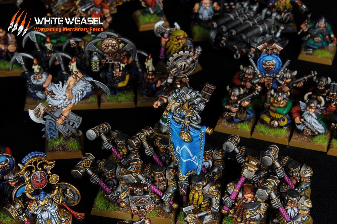 Warhammer Fantasy Dwarf Army - White Weasel Studio
