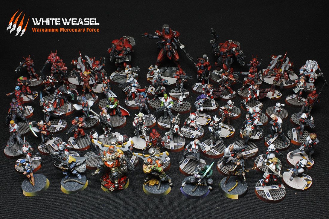 Infinity Nomads army expansion - White Weasel Studio