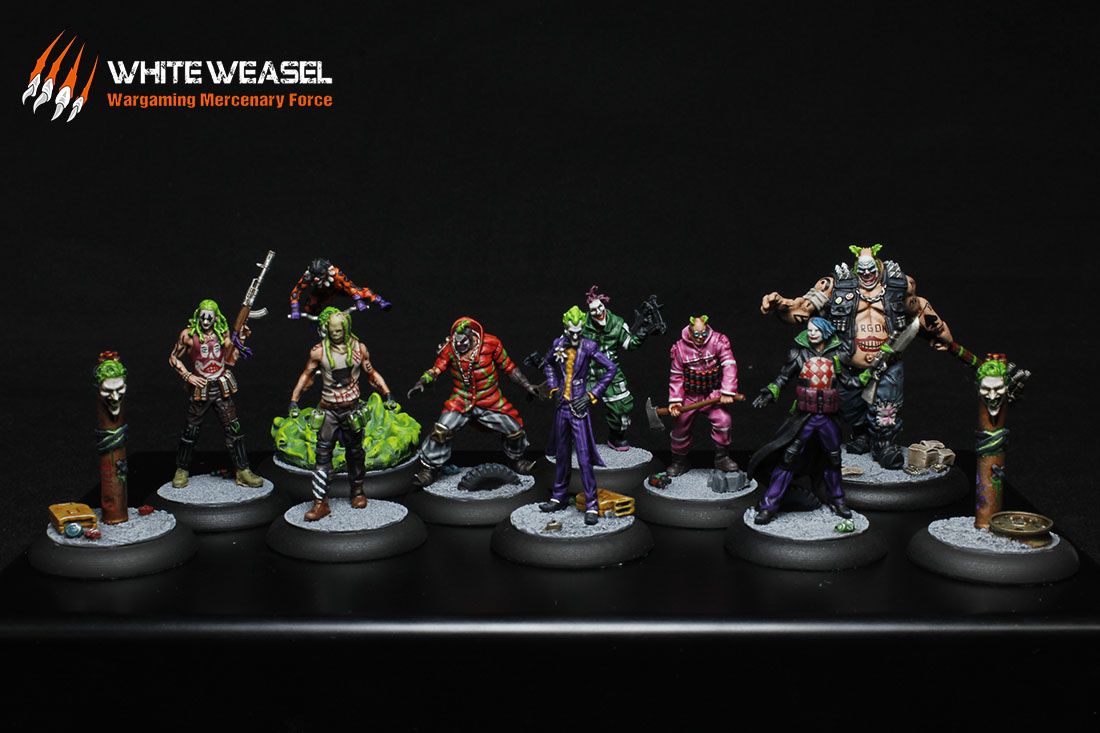 The Jokers Clown Party (Batman Knightmodels) - White Weasel Studio