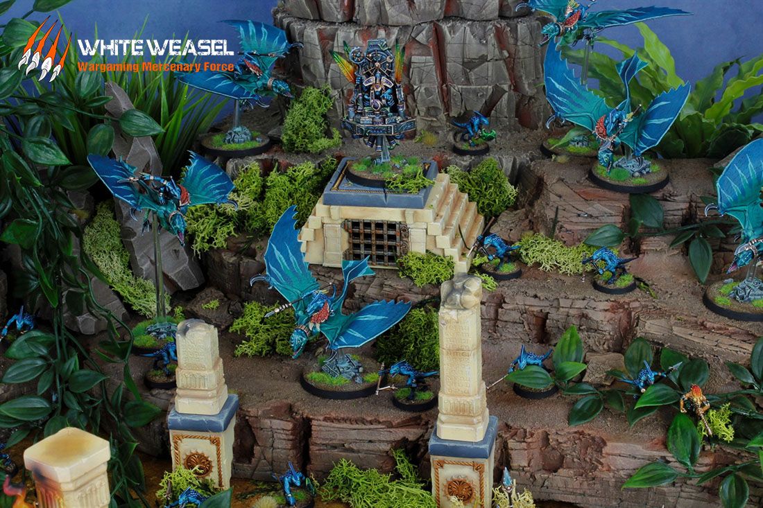 Seraphon Army Jungle Display - White Weasel Studio