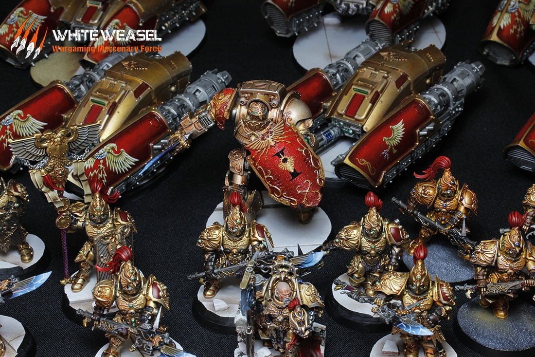 Adeptus Custodes army & Forgeworld vehicles - White Weasel Studio