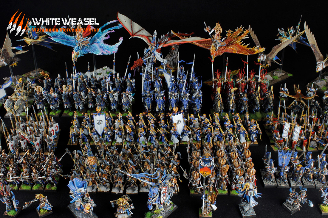 Massive army of High Elves - White Weasel Studio