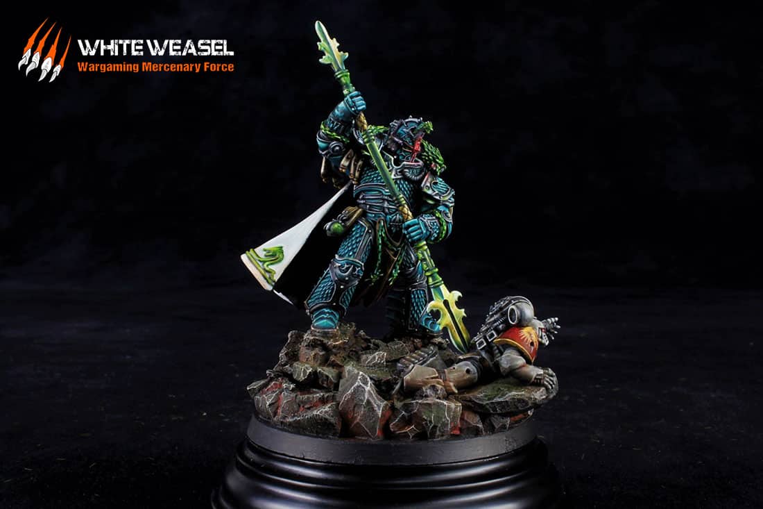 Alpharius, Primarch of the Alpha Legion - White Weasel Studio