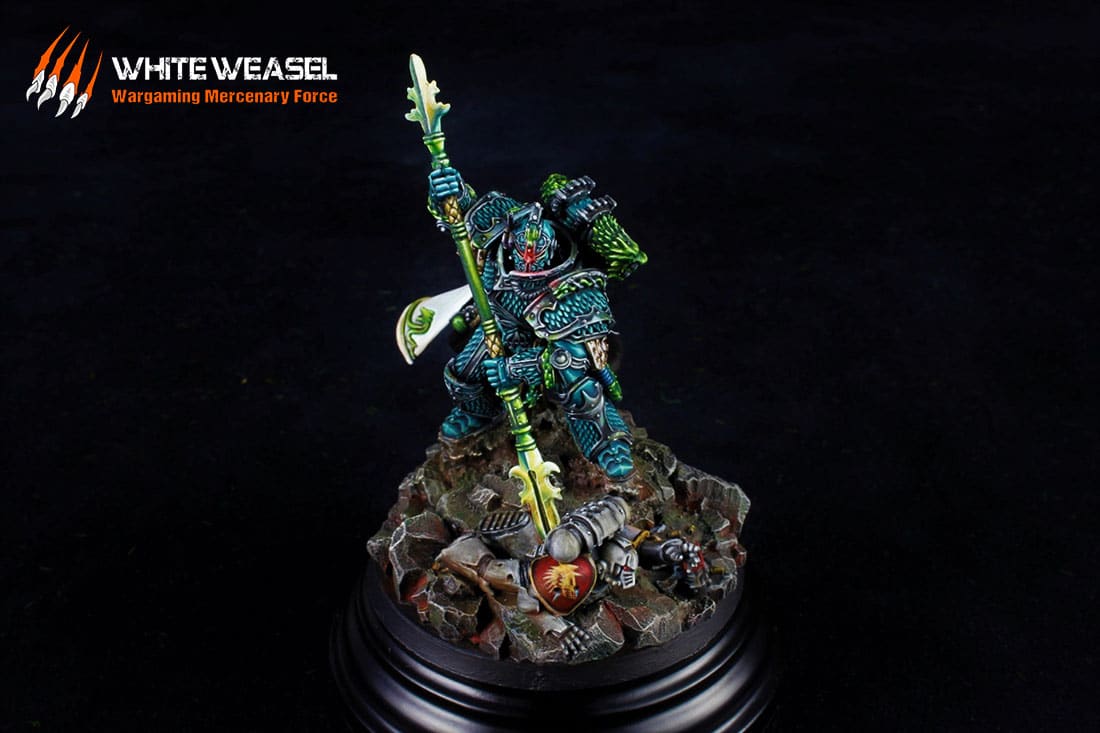 Alpharius, Primarch of the Alpha Legion - White Weasel Studio