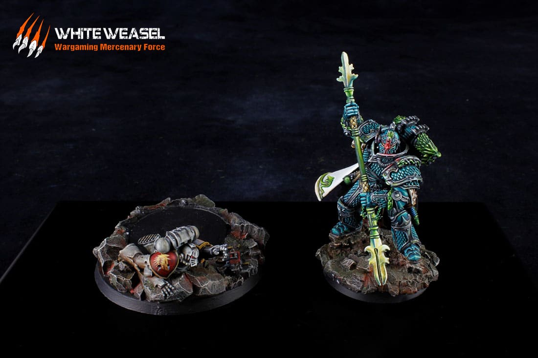 Alpharius, Primarch of the Alpha Legion - White Weasel Studio