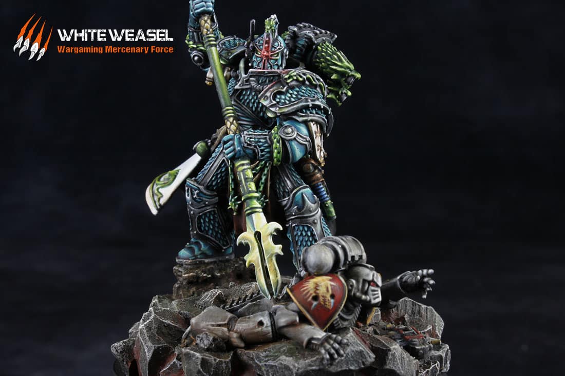 Alpharius, Primarch of the Alpha Legion - White Weasel Studio