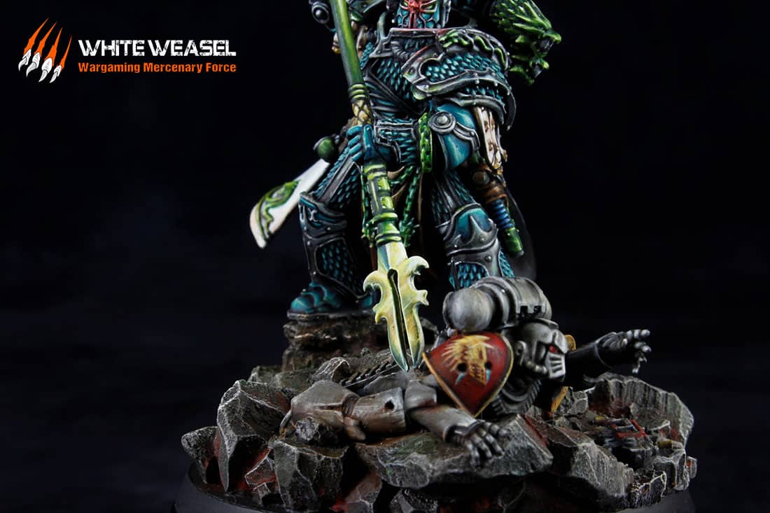 Alpharius, Primarch of the Alpha Legion - White Weasel Studio
