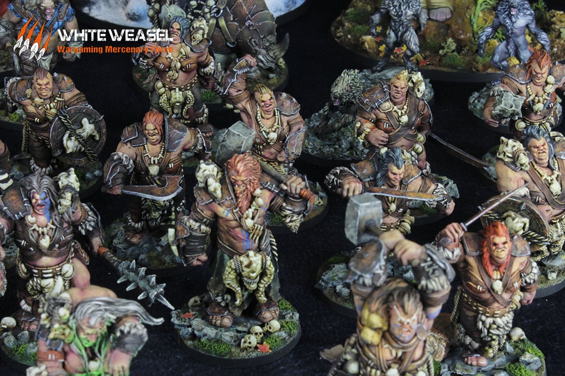 Atlantis Miniatures Colección Ogros y Trolls - White Weasel Studio
