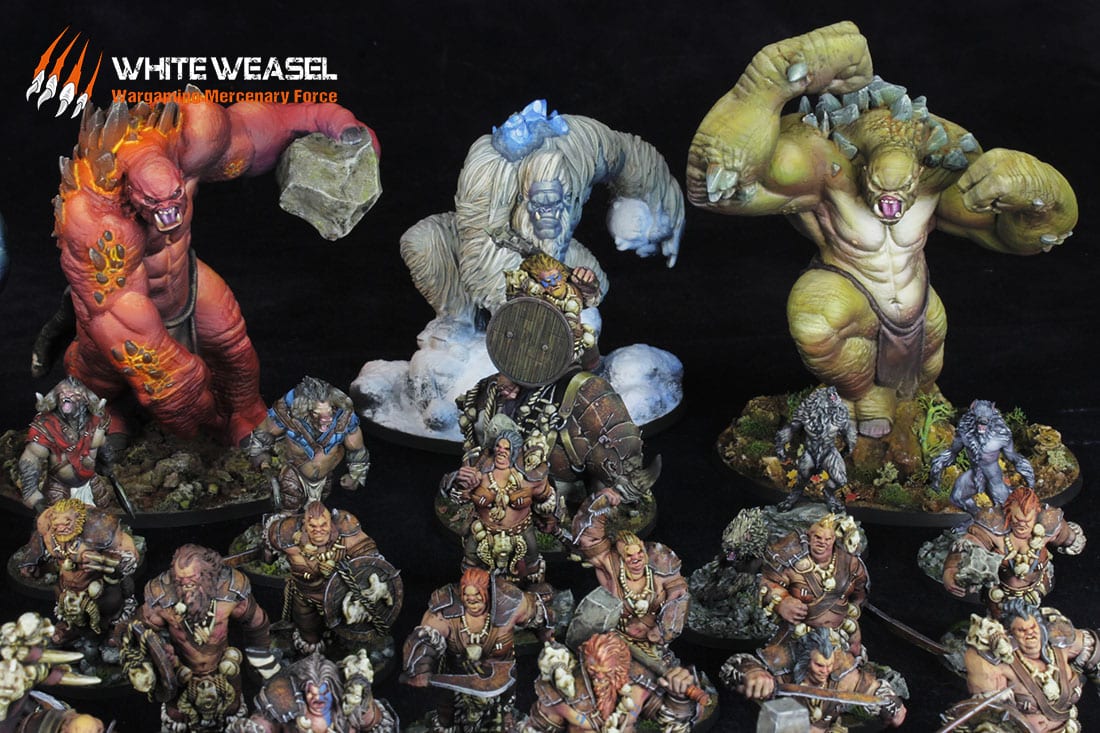 Atlantis Miniatures Colección Ogros y Trolls - White Weasel Studio