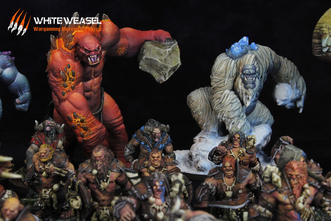 Atlantis Miniatures Colección Ogros y Trolls - White Weasel Studio