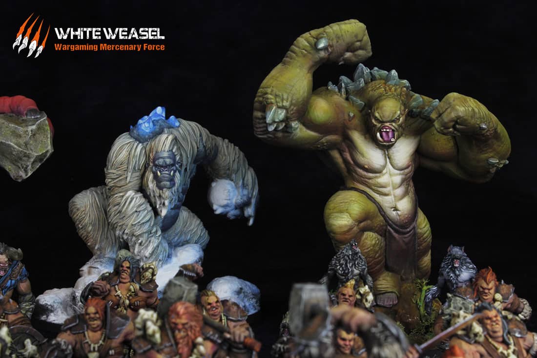 Atlantis Miniatures Colección Ogros y Trolls - White Weasel Studio