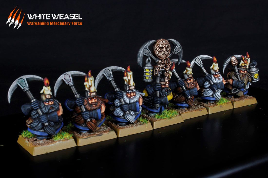 Warhammer Fantasy Dwarf Army - White Weasel Studio