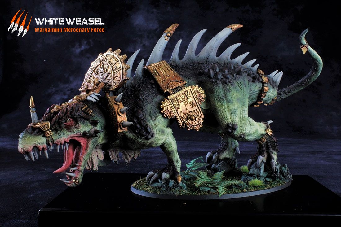 Dread Saurian y Slaan Starmaster - White Weasel Studio