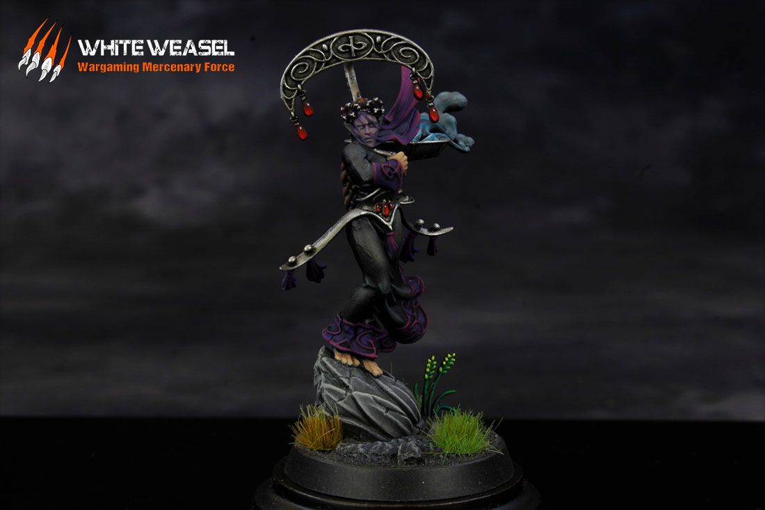 Lumineth Realm Lords army (Dark Elves scheme) - White Weasel Studio