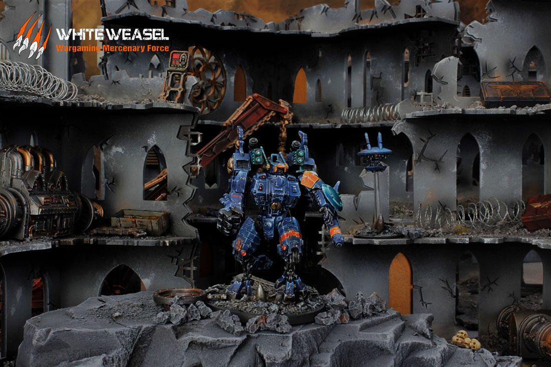 Tau Commander Coldstar con Escenografía - White Weasel Studio