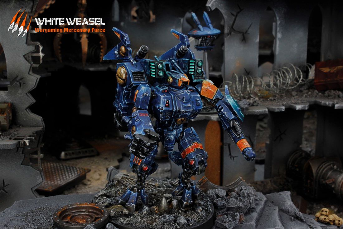 Tau Commander Coldstar con Escenografía - White Weasel Studio