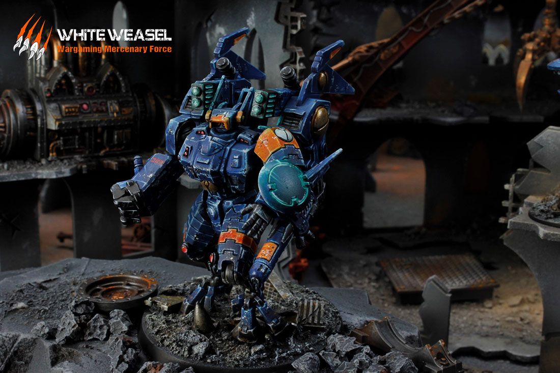 Tau Commander Coldstar con Escenografía - White Weasel Studio