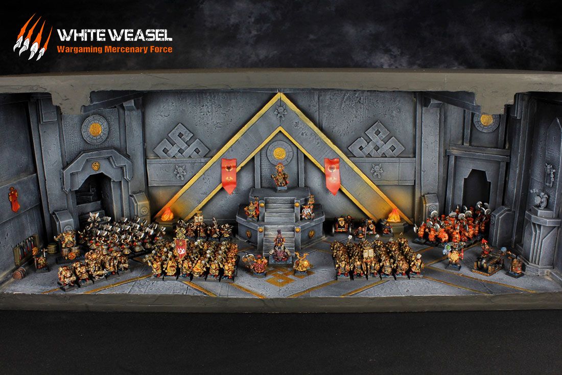 Dawrf custom display - White Weasel Studio