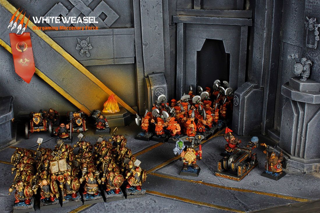 Dawrf custom display - White Weasel Studio