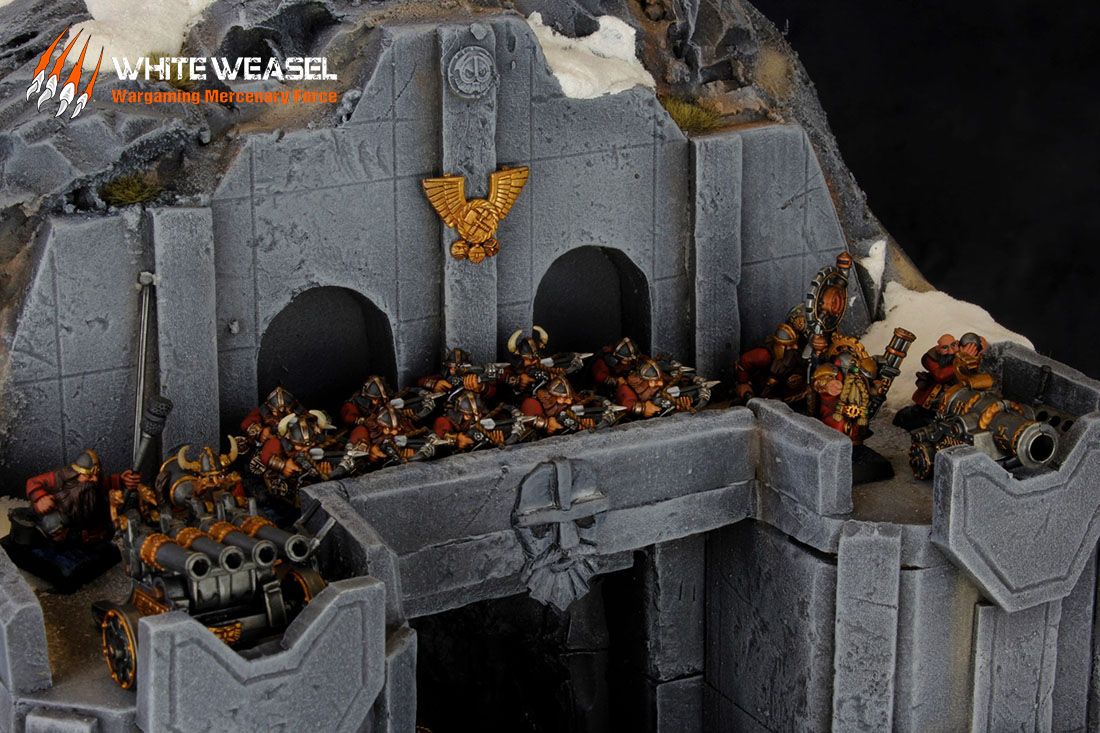 Dawrf custom display - White Weasel Studio