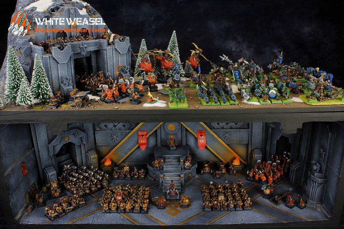 Dawrf custom display - White Weasel Studio