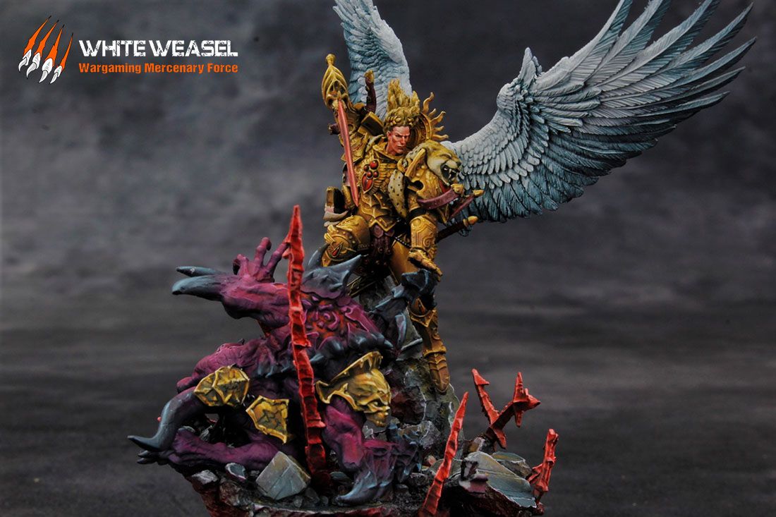 Sanguinius, Primarch of the Blood Angels - White Weasel Studio