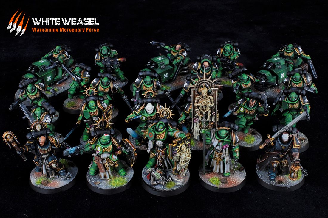 Space Marines Salamanders Indomitus Set - White Weasel Studio
