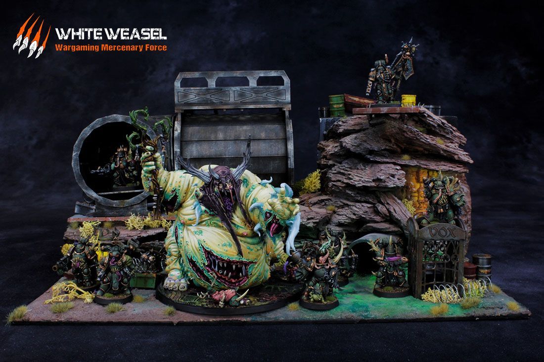 Diorama Rotigus (Gran Inmundicia de Nurgle) - White Weasel Studio
