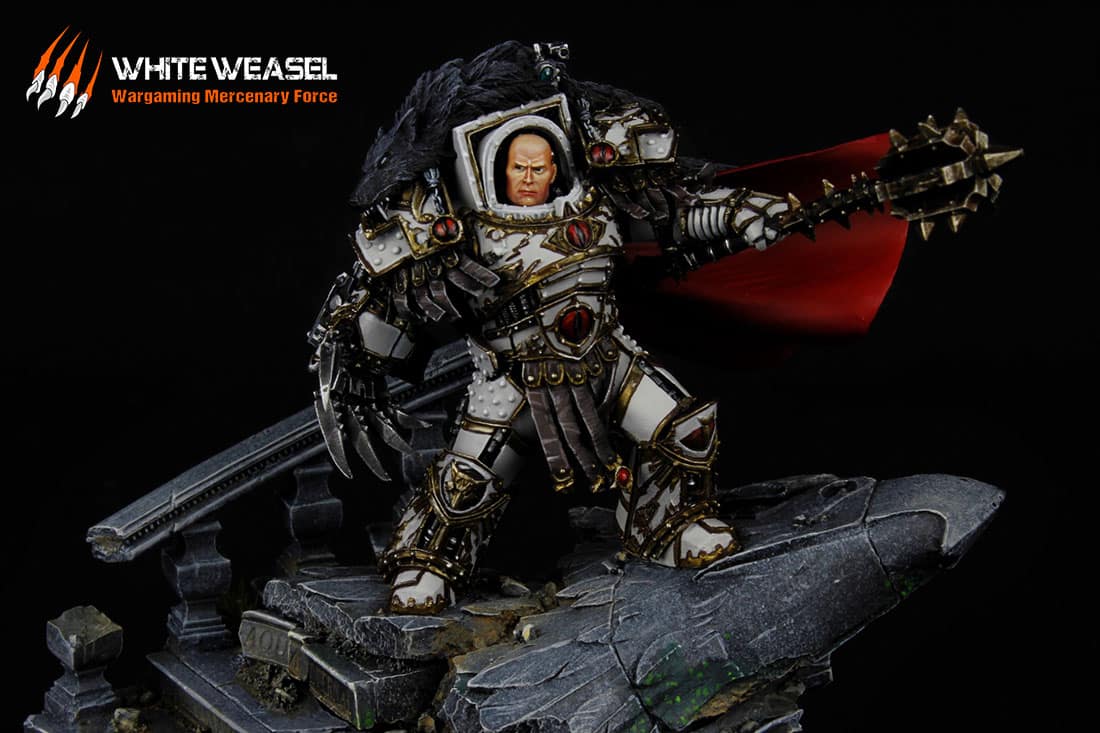 Horus Lupercal Primarch of the Luna Wolves - White Weasel Studio
