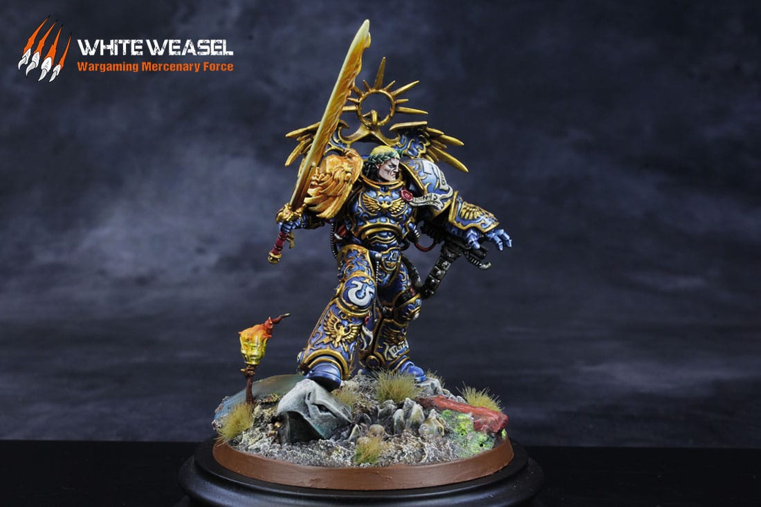 Roboute Guilliman, Primarch of the Ultramarines 40k - White Weasel Studio