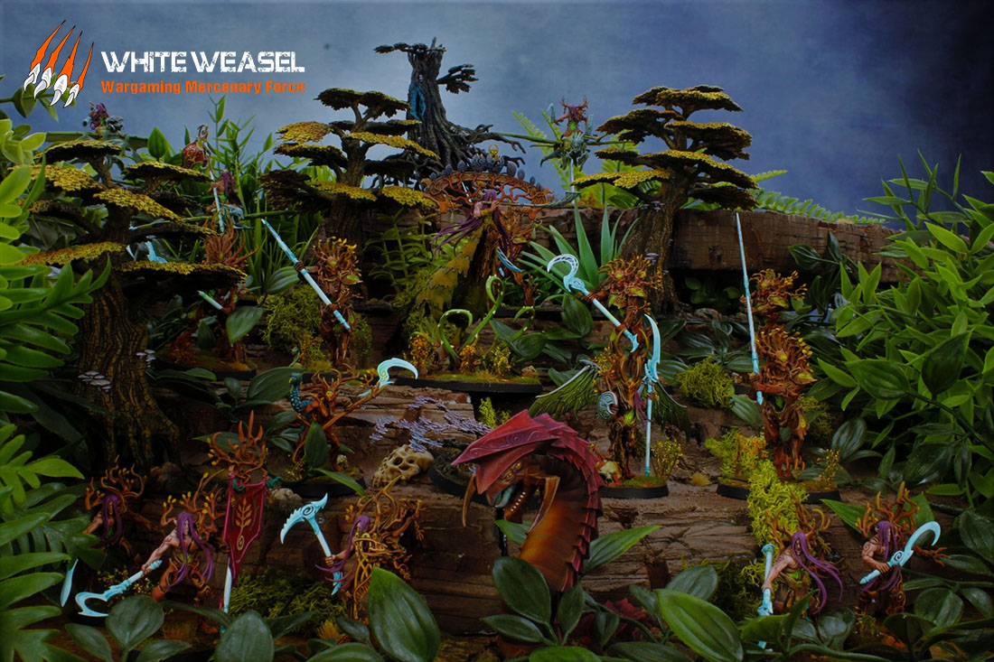 Ejército Sylvaneth con escenografía - White Weasel Studio