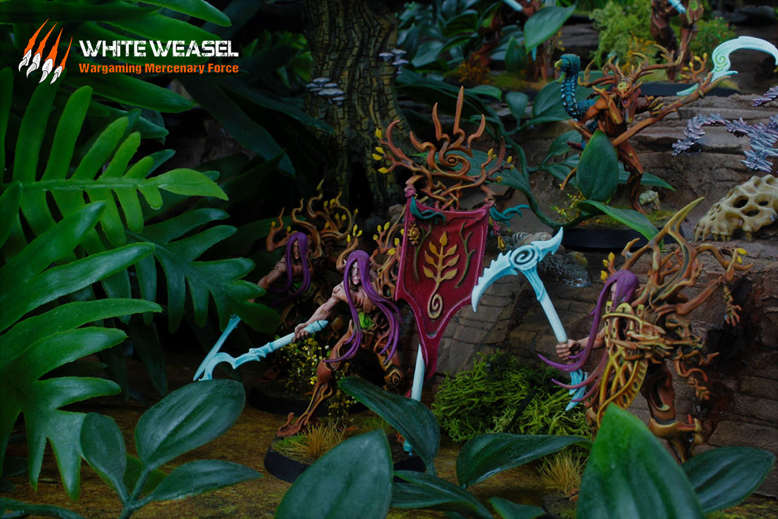 Ejército Sylvaneth con escenografía - White Weasel Studio